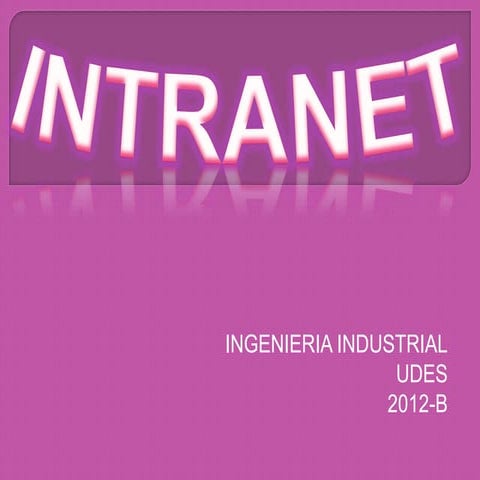 Que Es Un Intranet | PPTX