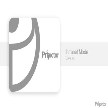 Intranet mode Screen Sharing | PDF