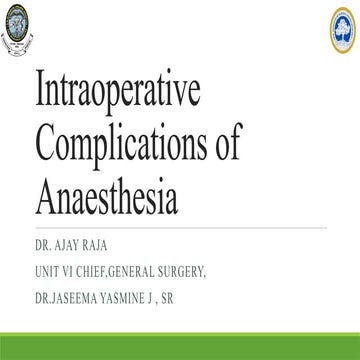 INTRA Operative complications of anestheisa.pptx