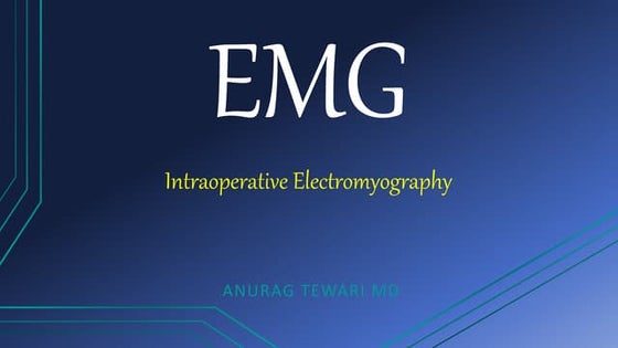 Electromyography | PDF