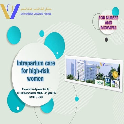 Intrapartum care for high risk women | PPT