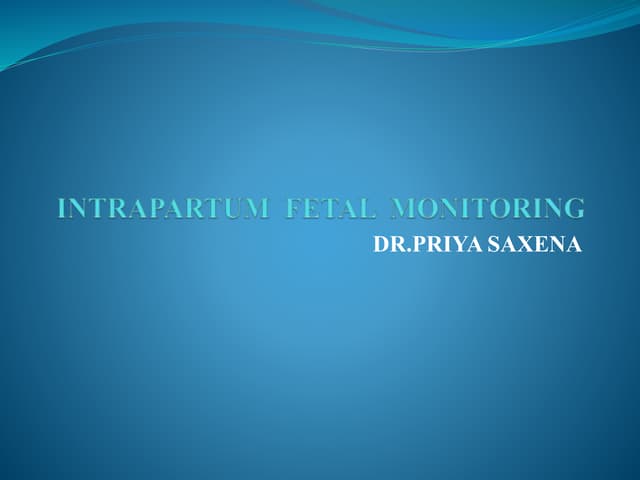 Deep transverse arrest | PPTX