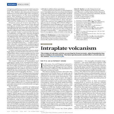 Intraplate magmatism intraplate volcanism | PDF