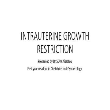 IUGR Intrauterine Growth Retardation PPT.pptx