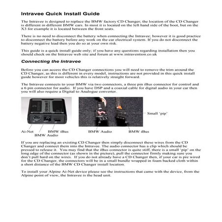 Intravee quick install_guide | PDF