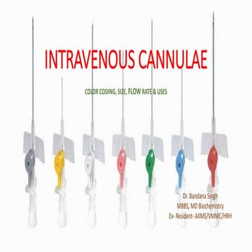 INTRAVENOUS CANNULAE.pptx