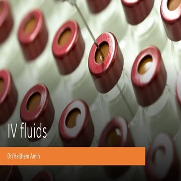 IV FLUIDS, TYPES AND CLASSIFICATION pptx | PPTX