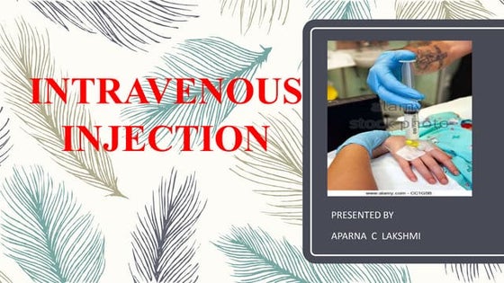 Intravenous infusion | PPT