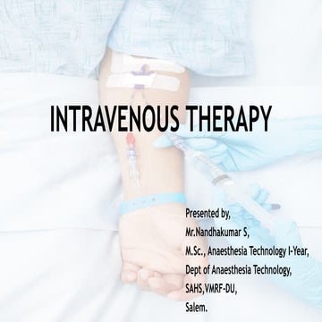 INTRAVENOUS THERAPY AND CANNULATION.pptx