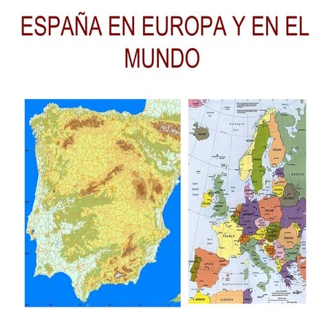Intriducción a la Geografía de España | PPT