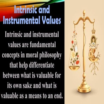 What is Intrinsic-and-Instrumental-Values? | PPTX