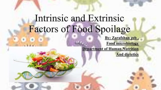 Contamination of foods | PPT
