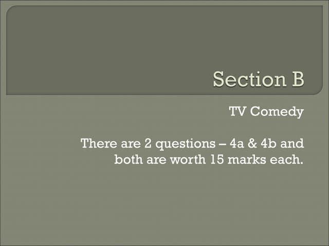 Sitcom codes and conventions | PPT