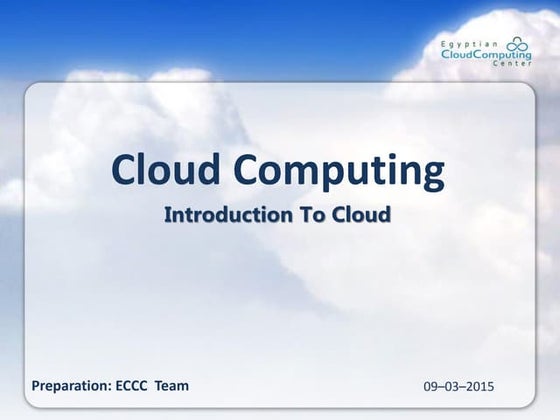Cloud computing and Cloud Enabling Technologies | PPT