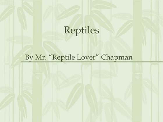 Classification of reptilia | PPT | Reptiles | Pets
