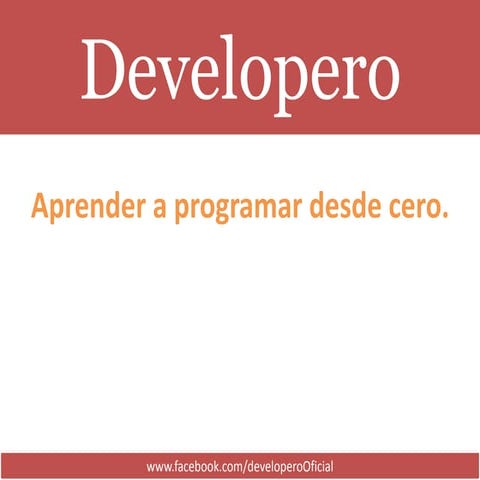Cómo aprender a programar desde cero | PPTX