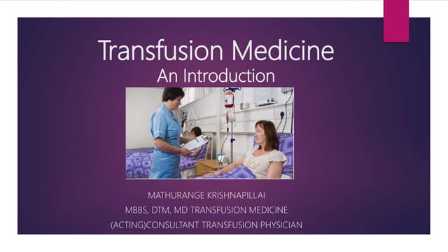 Transfusion transmissible infections sse | PPTX