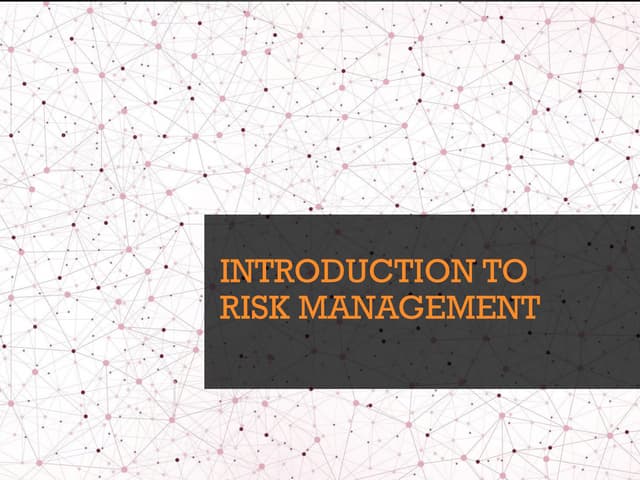 Module 1 - Introduction to Risk Management.pdf