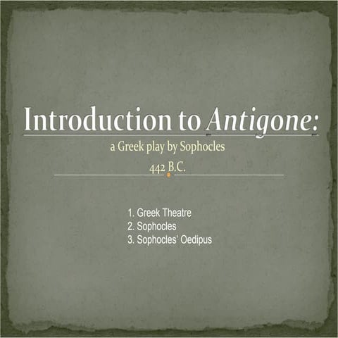 Intro antigone | PPT