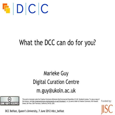 What the DCC Can do for you | PPT