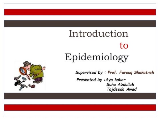 Introduction to epidemiology | PDF