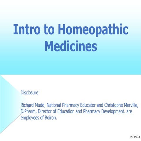 Intro - Homeopathy Medicine US Powerpoint | PPT