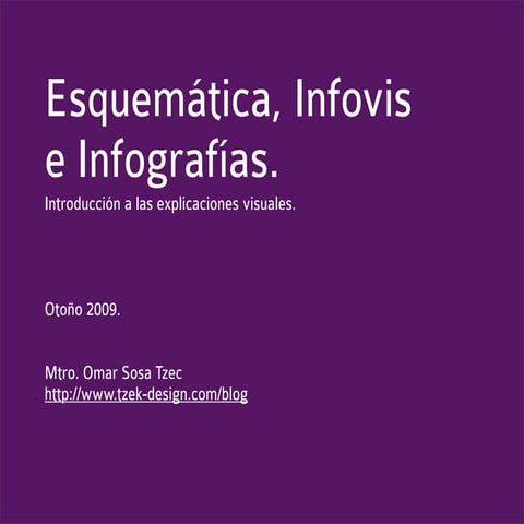 Introducción a la Esquemática, Infografía e Infovis | PDF