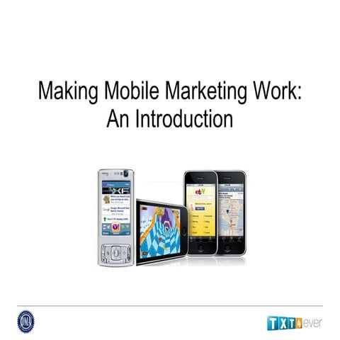 Intro mobile marketing | PPT