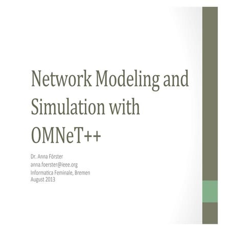Intro omnetpp-if13-published | PPT