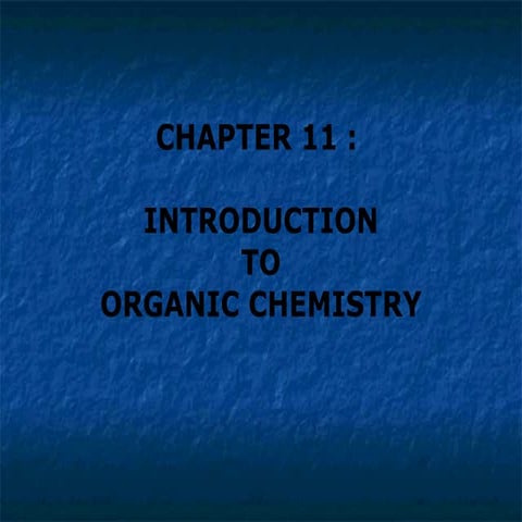 intro organic | PPT | Chemistry | Science