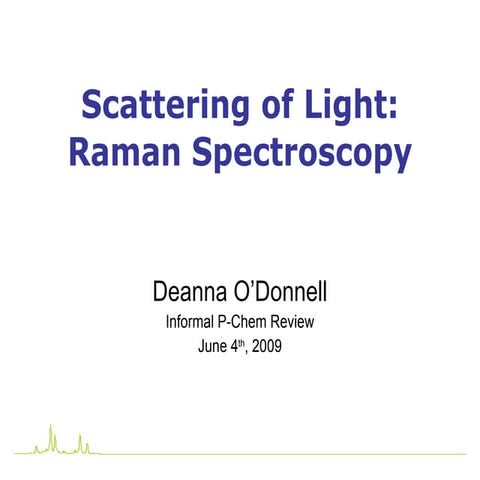 Intro to Raman Scattering | PPT