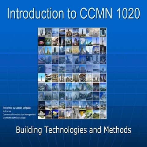 Introduction to Building Technology and Methods: The Built Environment ...