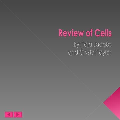 Intro To Cells Final | PPT