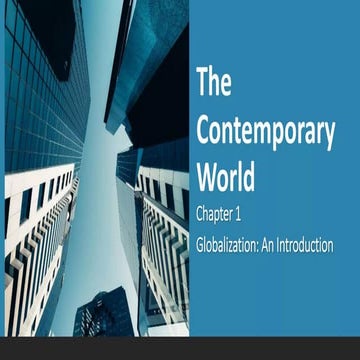 Contemporary into the modern world and introduction | PDF