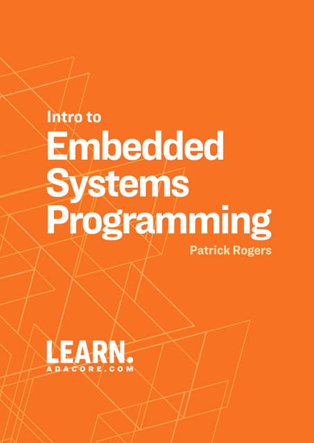 Intro To Embedded Systems Programming Pdf