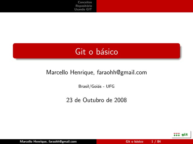 Intro To Git Ppt
