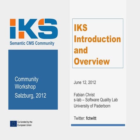 Introduction to the IKS 7.0 Technology Stack | PDF