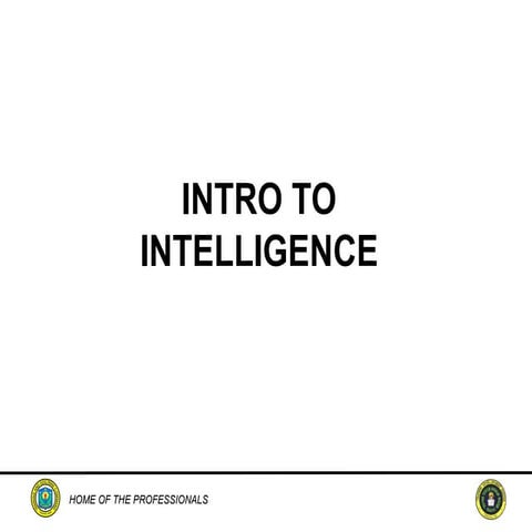 Intro-to-Intelligence. ROTC Research Officers Training Corps | PPT