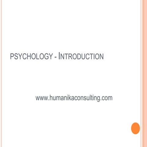 Schools of Psychology | PPTX