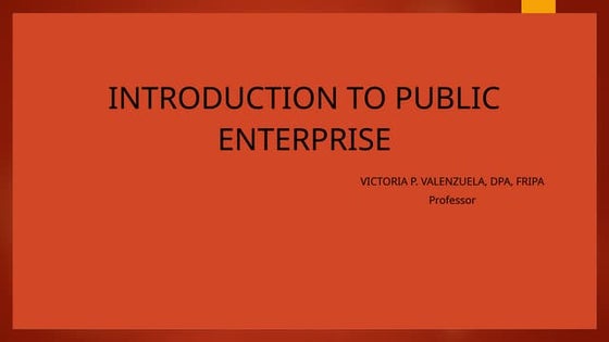 GOCCs-Lecture-2.pptx Government - owned and controlled corporation | PPTX | Business Accounting ...