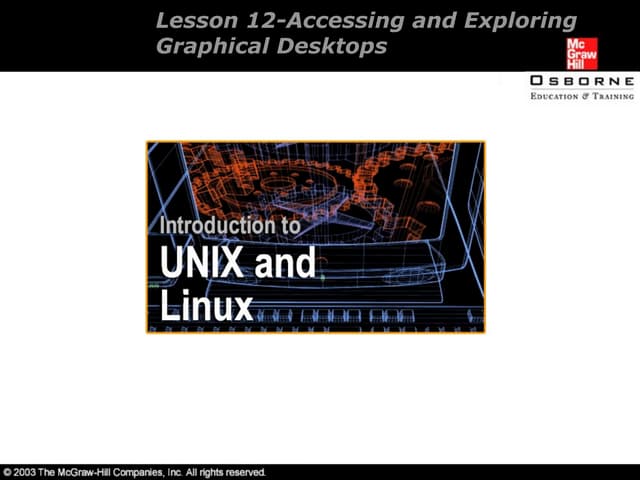 intro unix/linux 12 | PPT intro unix/linux 12 | PPT