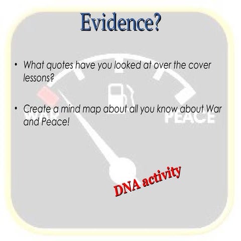 War and Peace- AQA- GCSE RE | PPT
