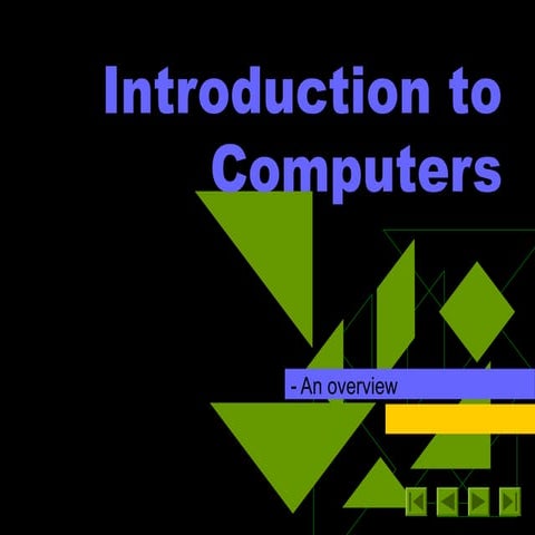 INTRO2.ppt introduction to computers, why we need computer. | PPT