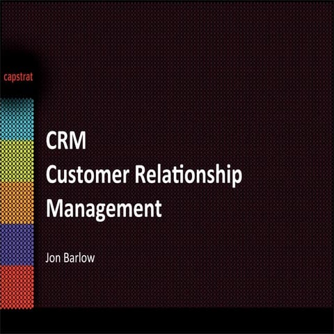 Introduction to Customer Relationship Management (CRM) | PDF