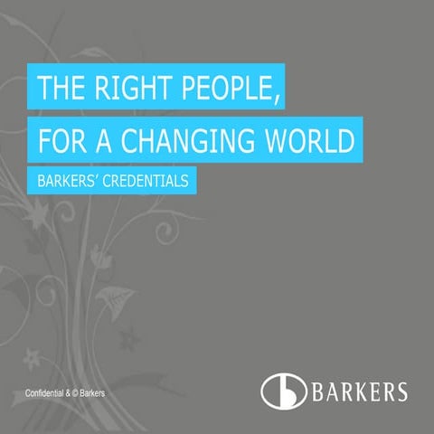 Introduction to Barkers | PPT