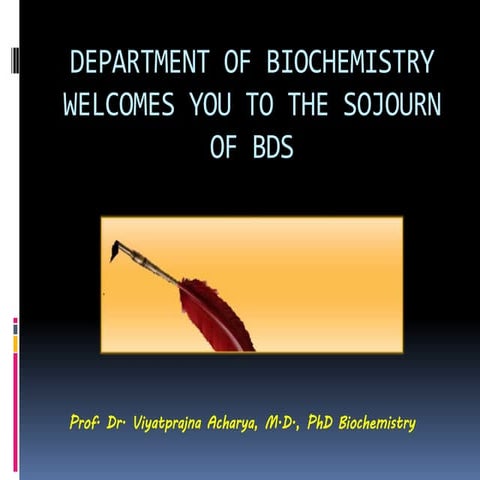 Introduction to Biochemistry, cell and cell organelles | PPTX