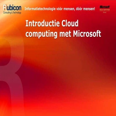 Intro Cloud I | PPTX
