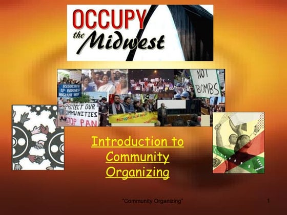 Methods of community organization | PPTX