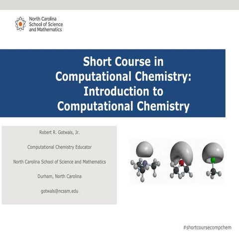 Computational Chemistry- An Introduction | PDF
