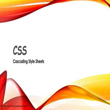 Introduction To Cascade Style Sheets Css Pdf